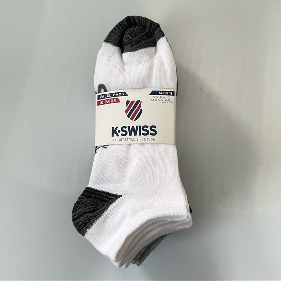 K-Swiss | Underwear & Socks | Kswiss Mens Socks Pack Size 6125 Wh ...